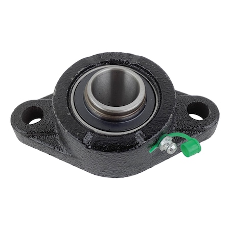 Buyers Products 1 Inch Shaft Diameter Eccentric Locking Collar Style Flange Bearing - 2 Hole ...